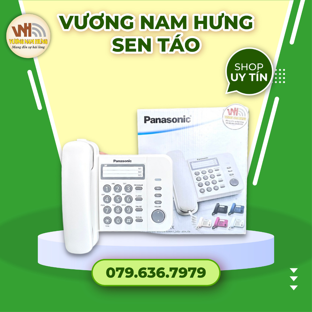 Điện thoại bàn 💥 CHÍNH HÃNG 💥 Điện thoại Panasonic Kx-Ts 520, thuận ...