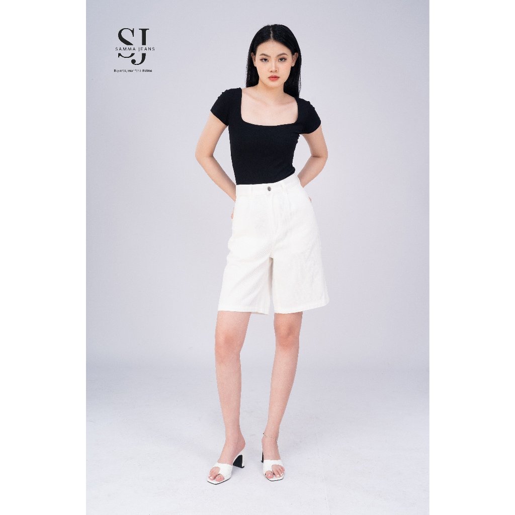 Quần short nữ ngang đùi S06, Quần SOOC khaki nữ cao cấp , Vải Dày dặn ...