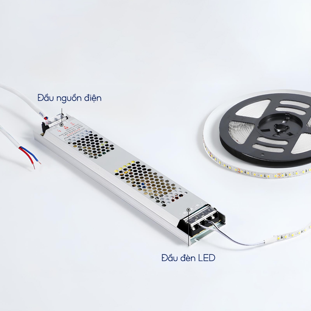 Cuộn dài 10m Led dây 12V dán SMD 2835 loại 120 bóng led/1m đủ các màu ...