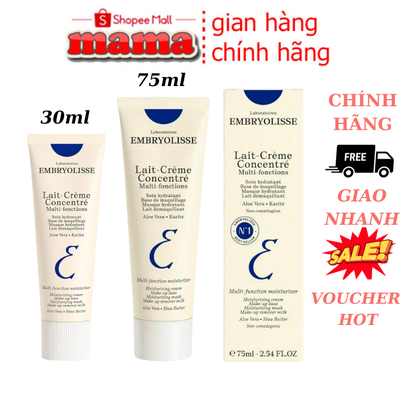 Kem Dưỡng Ẩm Phục Hồi Da Embryolisse Lait Creme Concentre 30ml/ 75ml Chính Hãng | Shopee Việt Nam