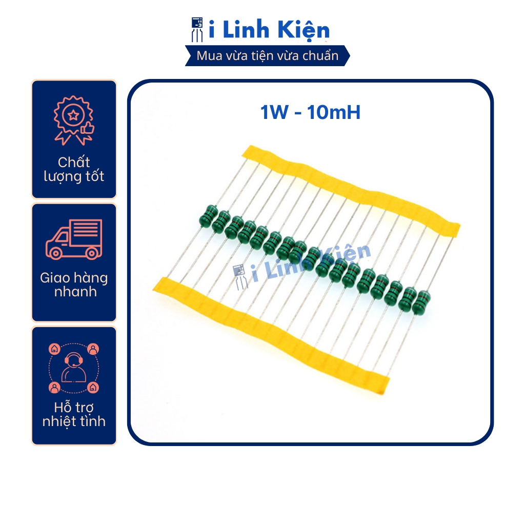 Cuộn cảm vạch 1W 0510 10mH đóng dây túi 10 chiếc. | Shopee Việt Nam