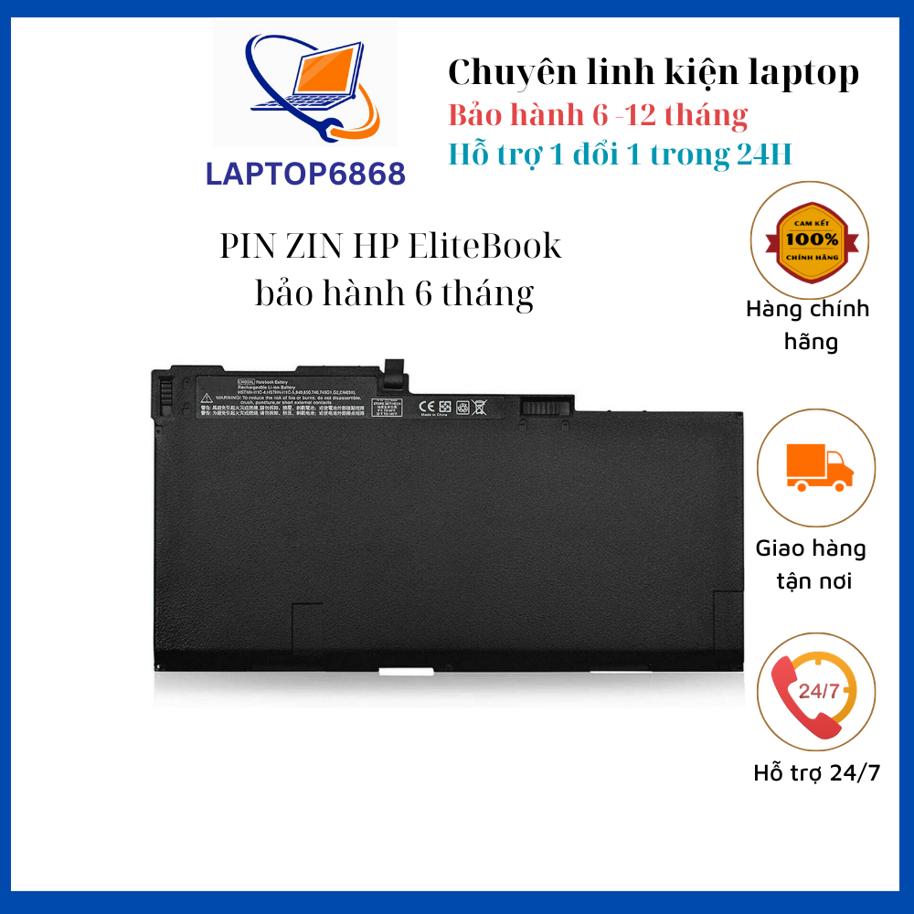 Pin zin laptop HP cho dòng máy EliteBook 840 G1 G2 845 850 855 745 750 ...