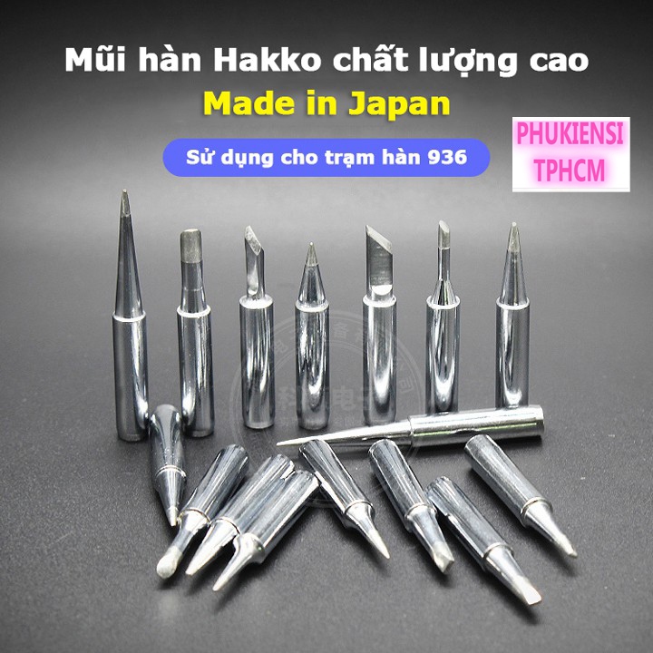 Đầu mũi hàn Hakko 900M-T nhật bản cho trạm hàn 936 hàng cao cấp | Shopee Việt Nam
