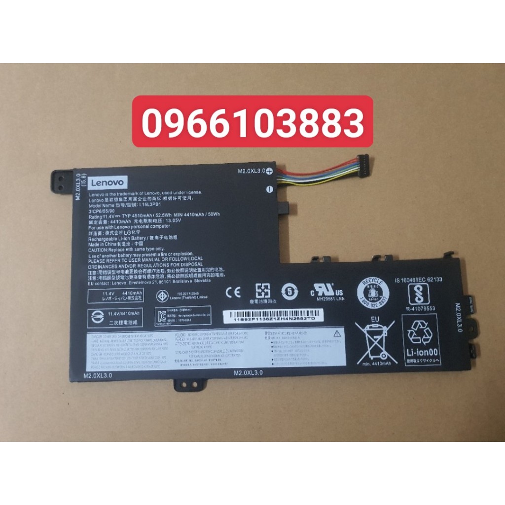 Pin Dành Cho Laptop Lenovo IdeaPad 330S-14AST 330S-14IKB 52.5W L15M3PB0 ...