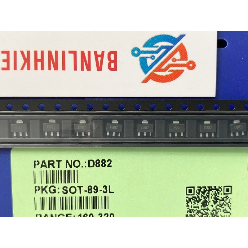 [Combo 20 chiếc] 2SD882 D882 Transistor NPN 3A 40V SOT-89 | Shopee Việt Nam