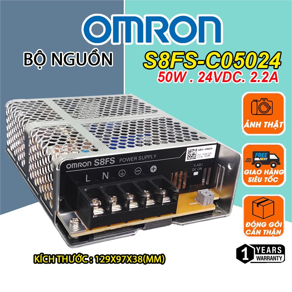 Bộ nguồn 50W 24V Omron S8FS-C05024 chính hãng Adapter chất lượng cao | Shopee Việt Nam