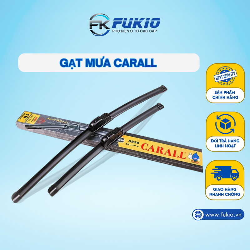 [ Gạt Mưa ô tô CARALL ] Gạt nước silicone thân mềm CARALL - móc U - Phù ...