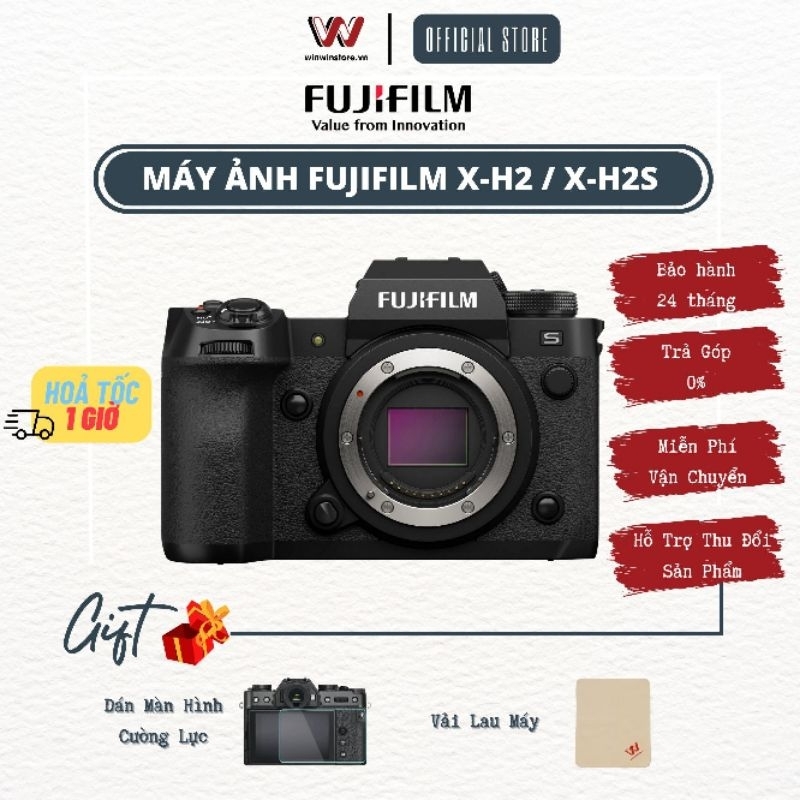 Máy ảnh Fujifilm X-H2 l XH2 l XH2S l X-H2S - Hàng chính hãng | Shopee Việt Nam