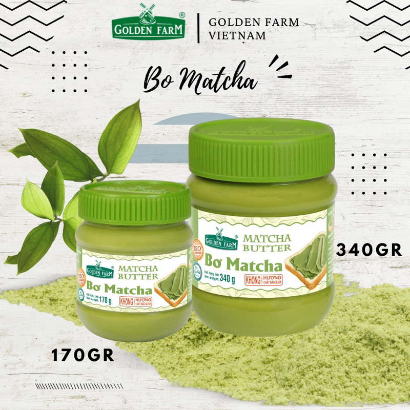 Bơ matcha Golden Farm 170g | Shopee Việt Nam