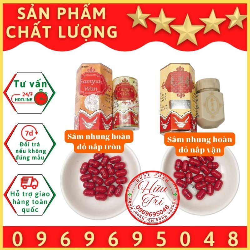 SAMYUN WAN0 - SÂM NHUNG HOÀN ĐỎ MALAYSIA LOẠI 1 20 VIÊN NẮP VẶN _ TĂNG ...