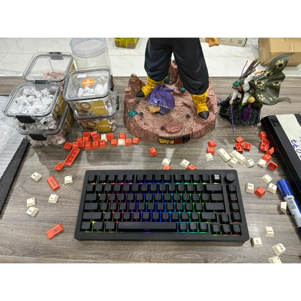 Bàn phím cơ Monsgeek M1W / M1W-SP / M1 3MODE Nhôm CNC đã mod tungcustom ...