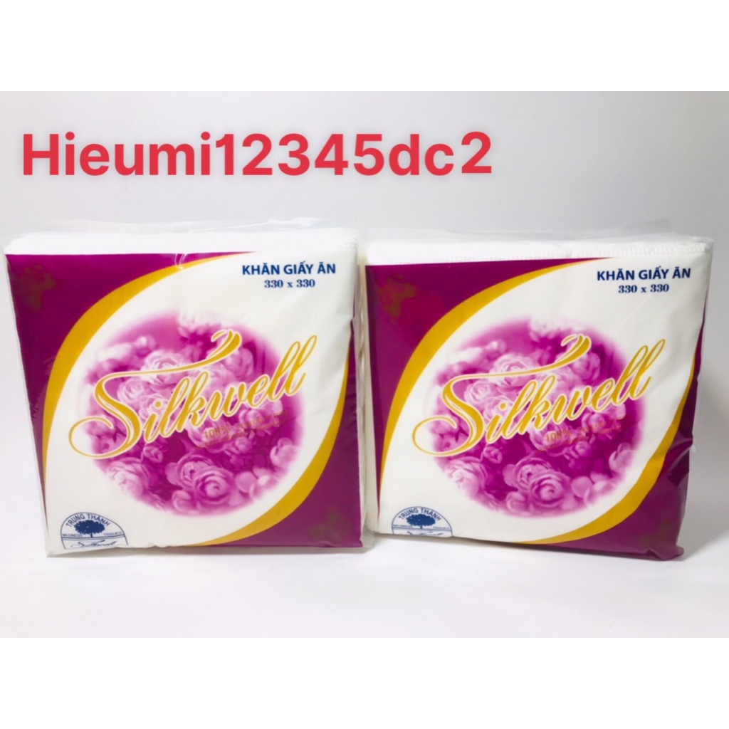 Khăn Giấy Silkwell vuông CHÍNH HÃNG Gói 100 Tờ cao cấp | Shopee Việt Nam