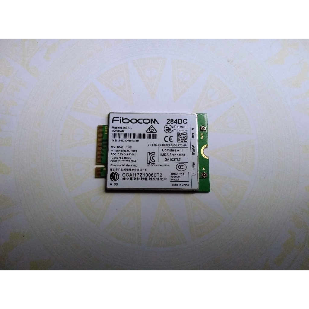 card WWAN cho laptop Dell Precision, Dell Latitude Core i thế hệ 6,7,8 ...