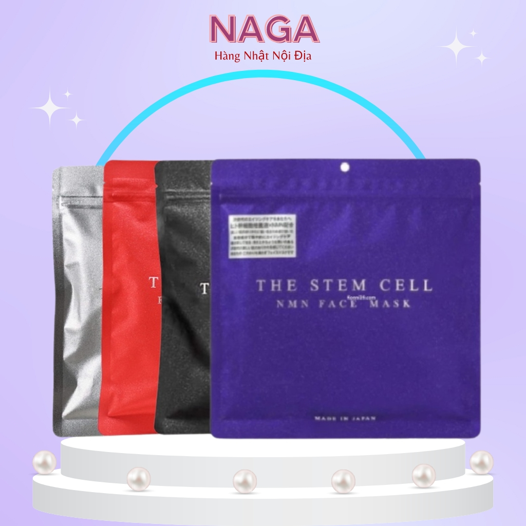 Mặt nạ tế bào gốc The Stem Cell Face Mask cao cấp Nhật Bản túi gồm 30 ...