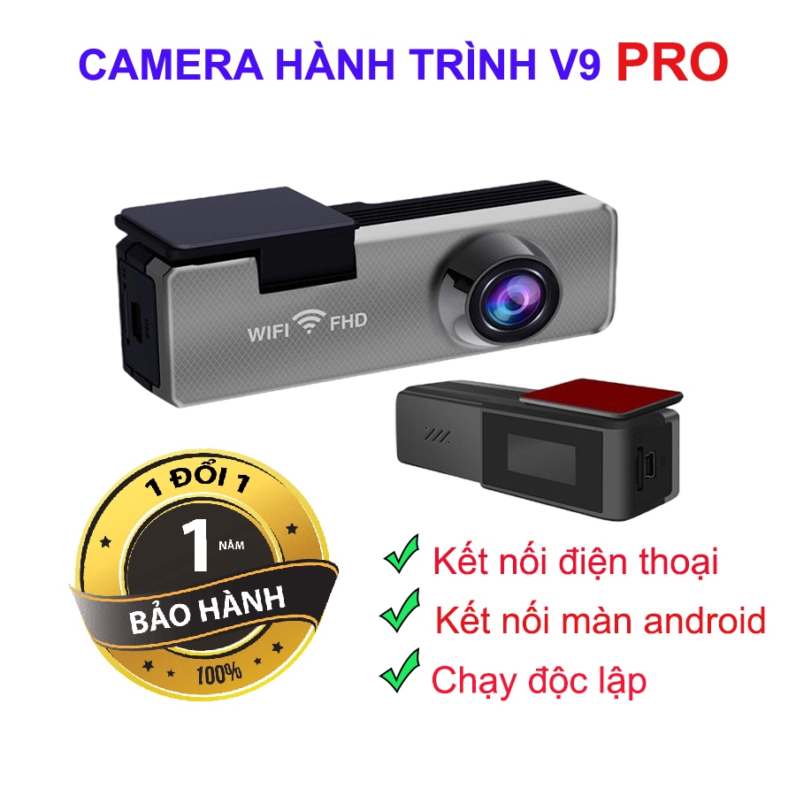 Camera hành trình wifi V9 PRO 1080P có màn hiển thị hình ảnh | Shopee ...
