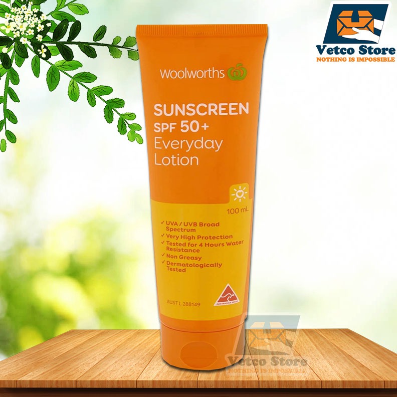 Kem Chống Nắng Woolworths Sunscreen SPF 50+ Everyday Lotion 100ml ...