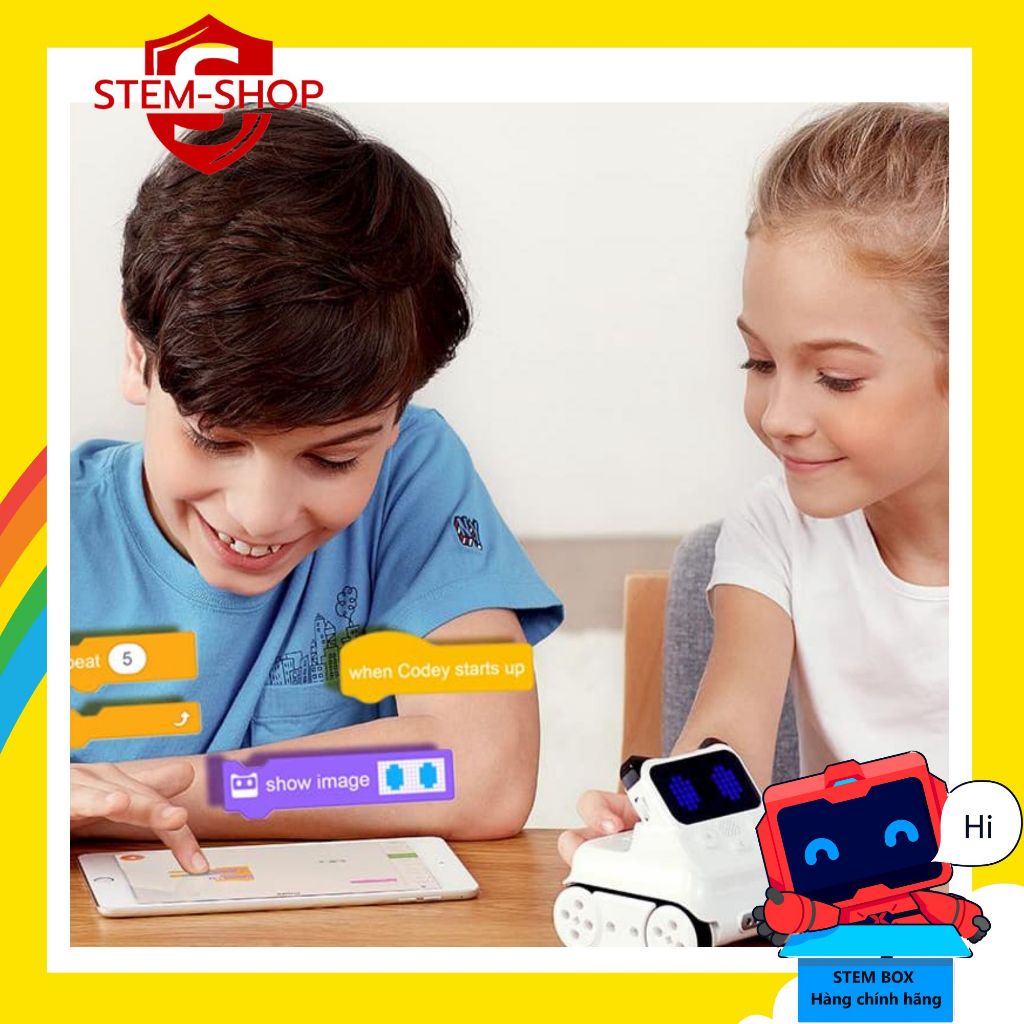 Đồ chơi robot học lập trình Makeblock Codey Rocky - Scratch, Python, robot lập trình STEM 6 ...