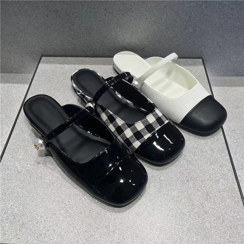 [Có Sẵn] Giày Sục quai Ngang 3 Màu Hàng Cnkk | Shopee Việt Nam