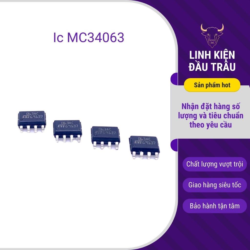Ic chức năng MC34063 063AC chính hãng ST SOP-8 DC-DC Converter linh ...