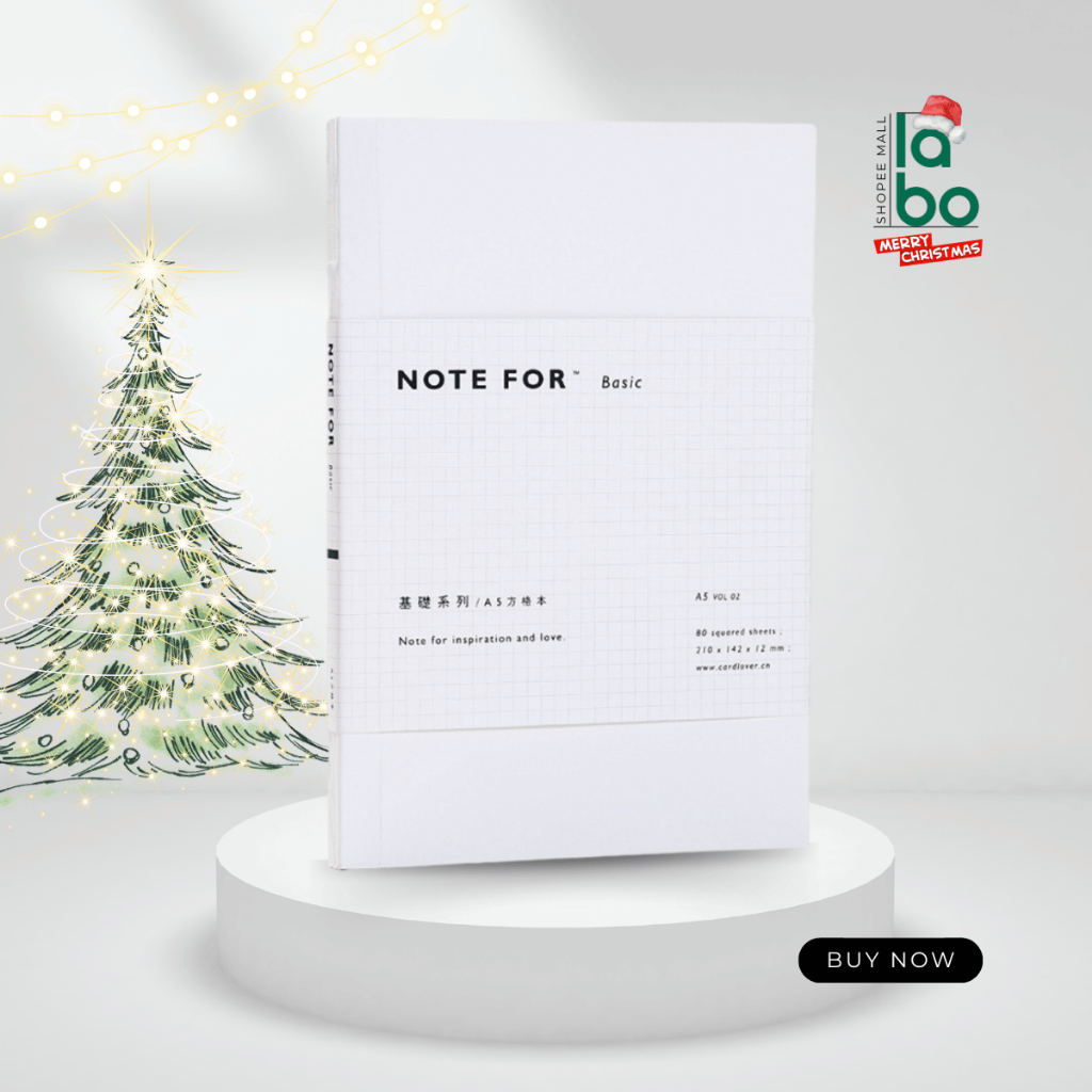 Sổ Planner Note For Basic A5, A6 160 Trang Ruột Kẻ Ngang, Ô Vuông, Trơn Labo | Shopee Việt Nam