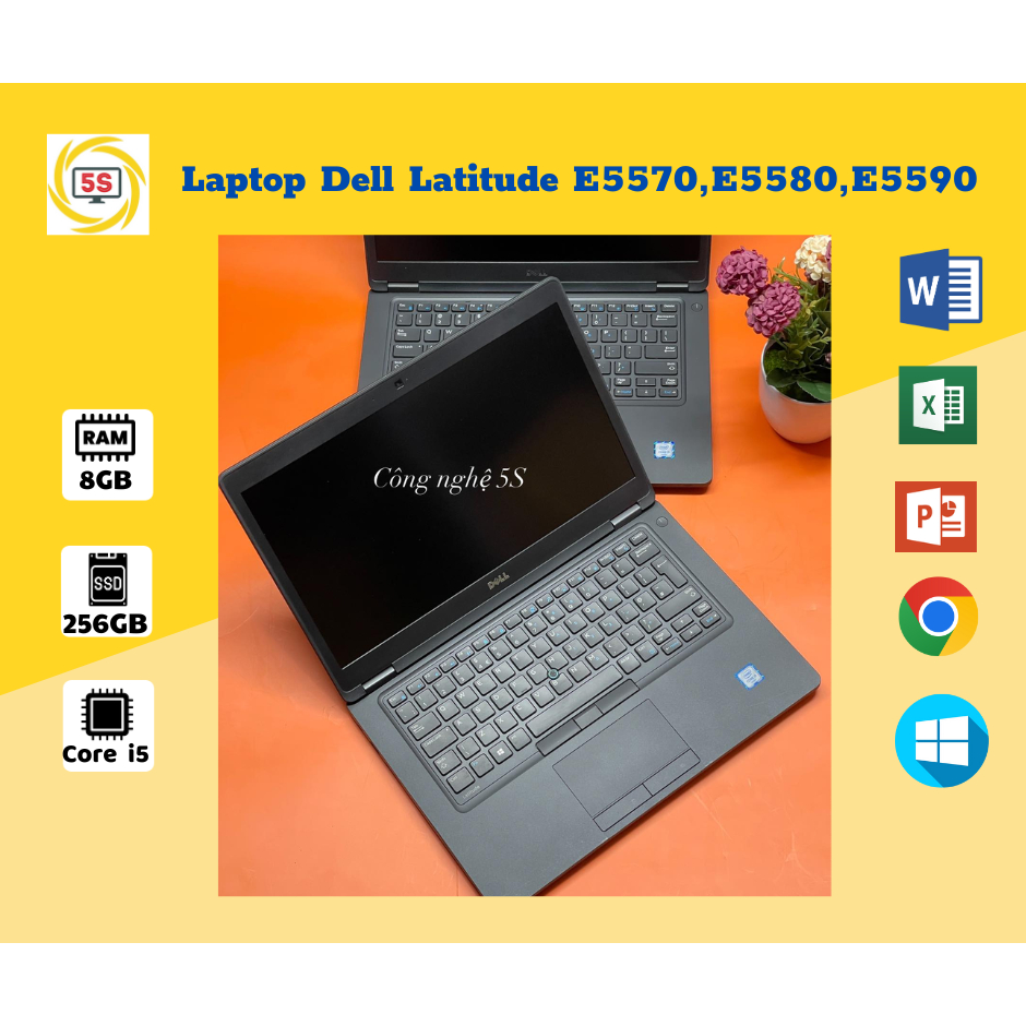 Laptop Dell Latitude E5470, E5480,5490 core i5 core i7 Ram 8G SSD 256G màn hình 14 inch FHD ...