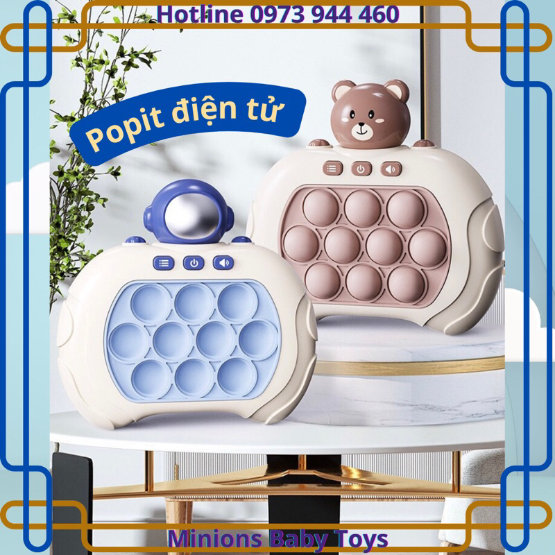 [Popit điện tử] cầm tay xả stress rèn luyện khả năng ghi nhớ, tập trung, phản xạ (bản Tiếng Anh ...
