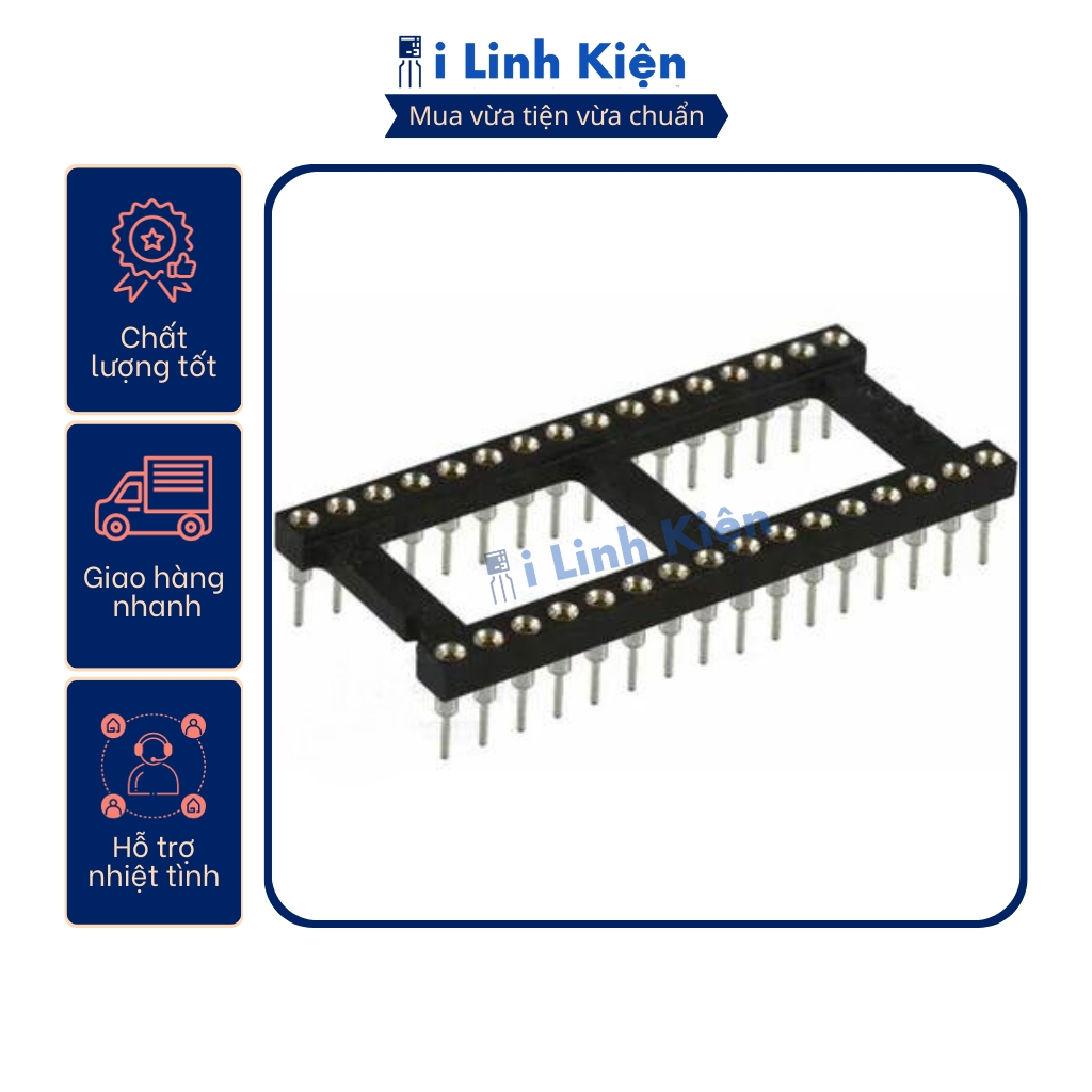 Đế IC 32 chân DIP-32 loại dẹp chất lượng tốt | Shopee Việt Nam