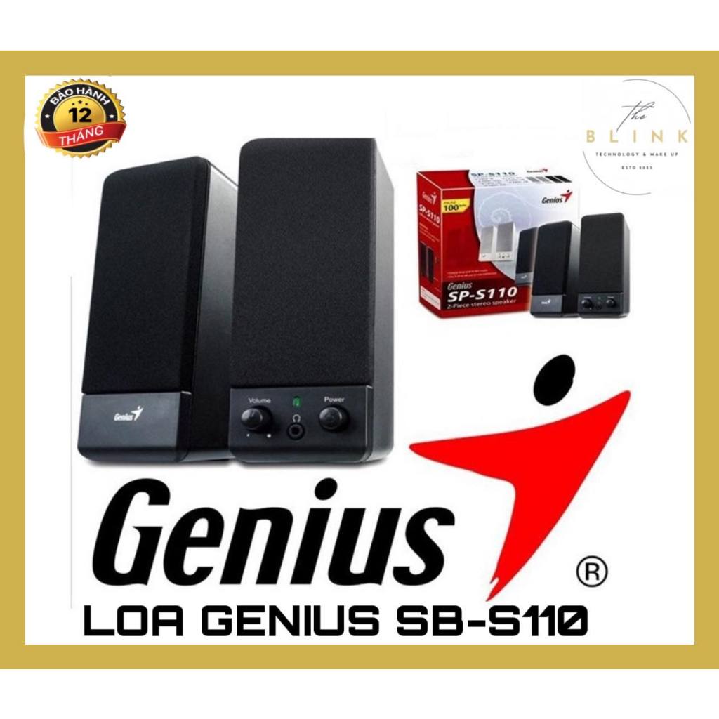 Loa Vi Tính 2.0 Genius Sp-S110-Âm Thanh Vượt Trội, Thiết Kế Nhỏ Gọn, Bảo Hành 12 Tháng | Shopee ...