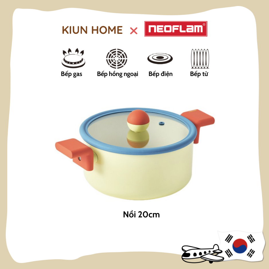[NEOFLAM] Nồi Sâu Lòng Đáy Từ Phủ Gốm 20cm Đa Năng Neoflam Danish Hàn Quốc Chính Hãng | Shopee ...