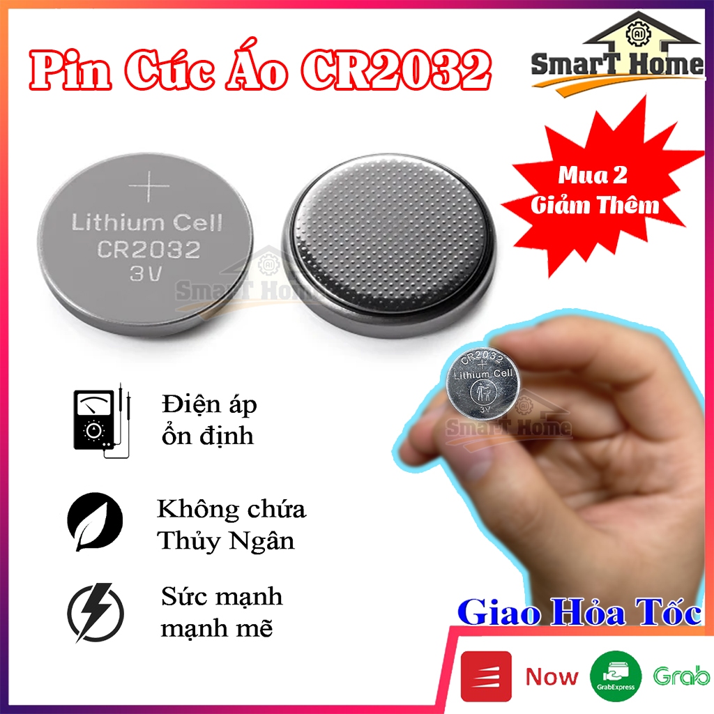 Pin CR2032 Lithium 3v - Pin Cúc Áo Cr2032 Sử Dụng Cho Thiết Bị Định Vị ...