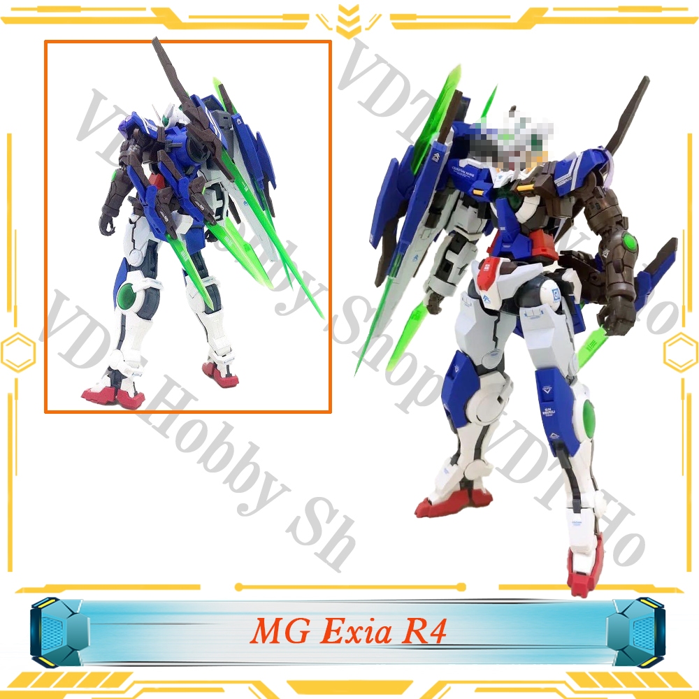 Mô hình lắp ráp MG 1/100 Exia R4 ( tặng kèm tay đỏ và clear đỏ ...