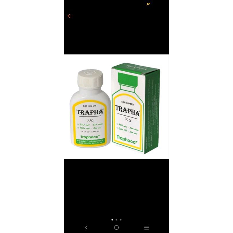 Bột khử mùi hôi chân, nách Traphaco | Shopee Việt Nam