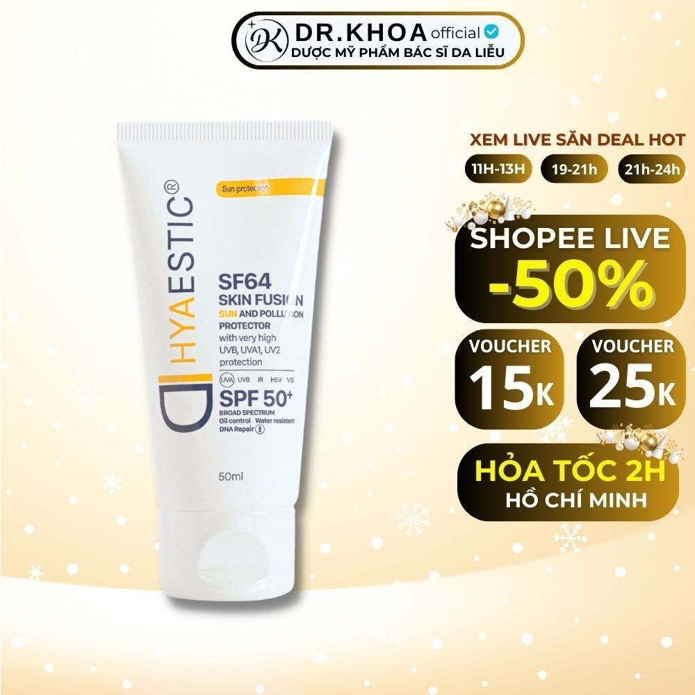 Kem Chống Nắng Hyaestic Skin Fusion Sun And Pollution SF64 SPF50+ 10ml ...