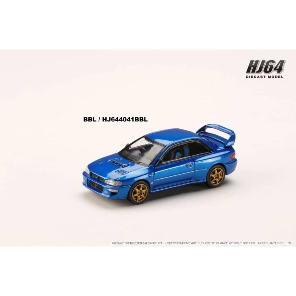 MÔ HÌNH 1:64 HOBBY JAPAN - Subaru Impreza (GC8E) WRX 22B STI Blue Mica ...
