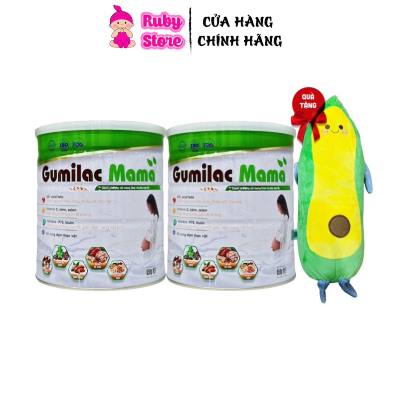 Combo 2 lon sữa bầu Gumilac Mama 650g chính hãng | Shopee Việt Nam