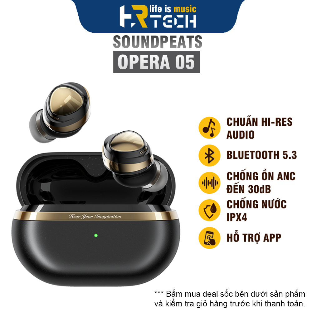Tai Nghe Không Dây True Wireless Soundpeats Opera 05 Bluetooth 5.3 ...