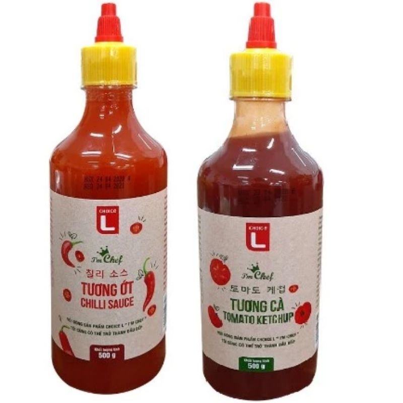 Tương ớt/ Tương Cà Lotte Choice L, chai 500g | Shopee Việt Nam