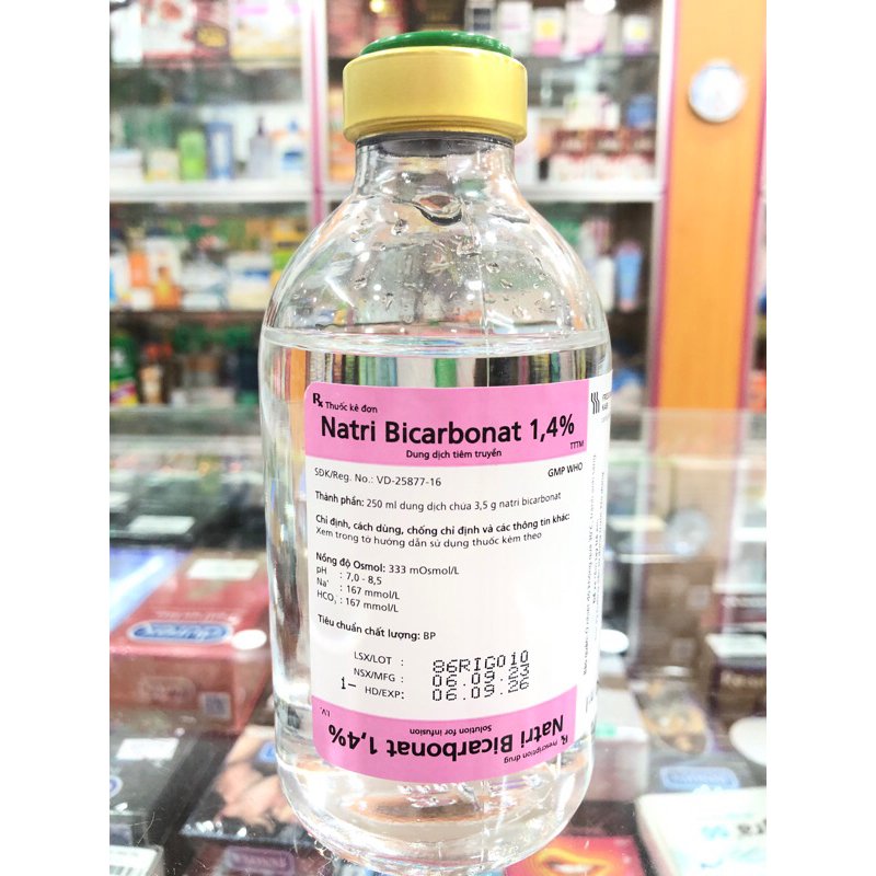 Natri Bicarbonat 1,4% chai 250ml | Shopee Việt Nam
