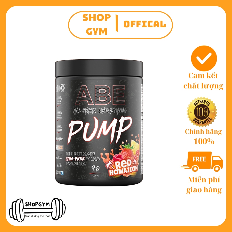 Applied Nutrition ABE PUMP Pre Workout | Stim Free Formula, 40 Servings ...
