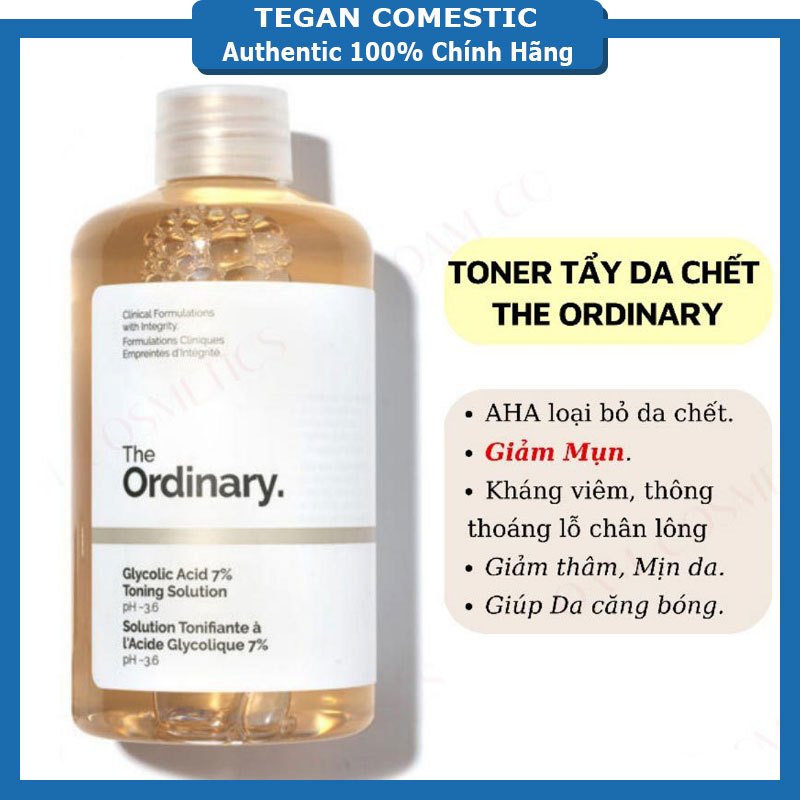 Toner The Ordinary Toner tẩy da chết glycolic acid 7% 240ml Toning ...