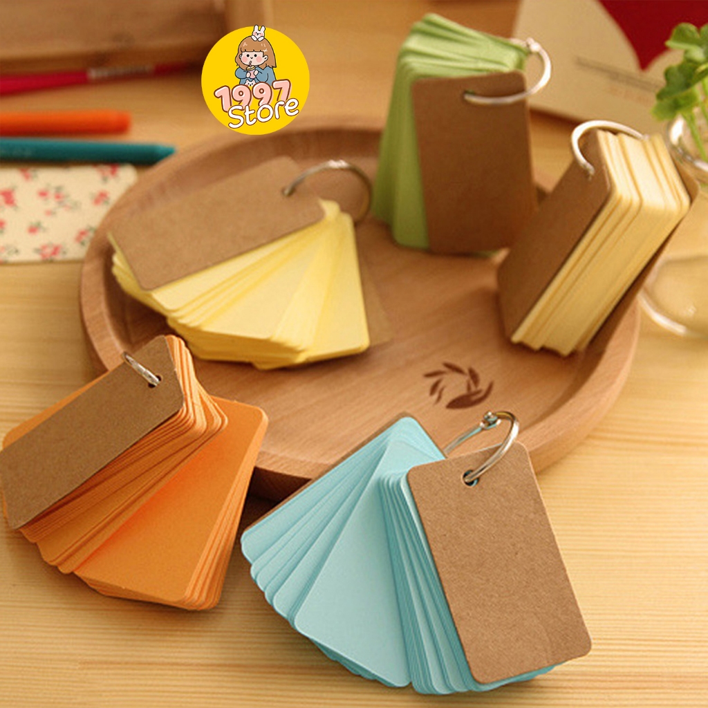 Bộ FlashCard Giấy Siêu Dày Học Từ Vựng Ngoại Ngữ Tiếng Anh Nhật Trung ...