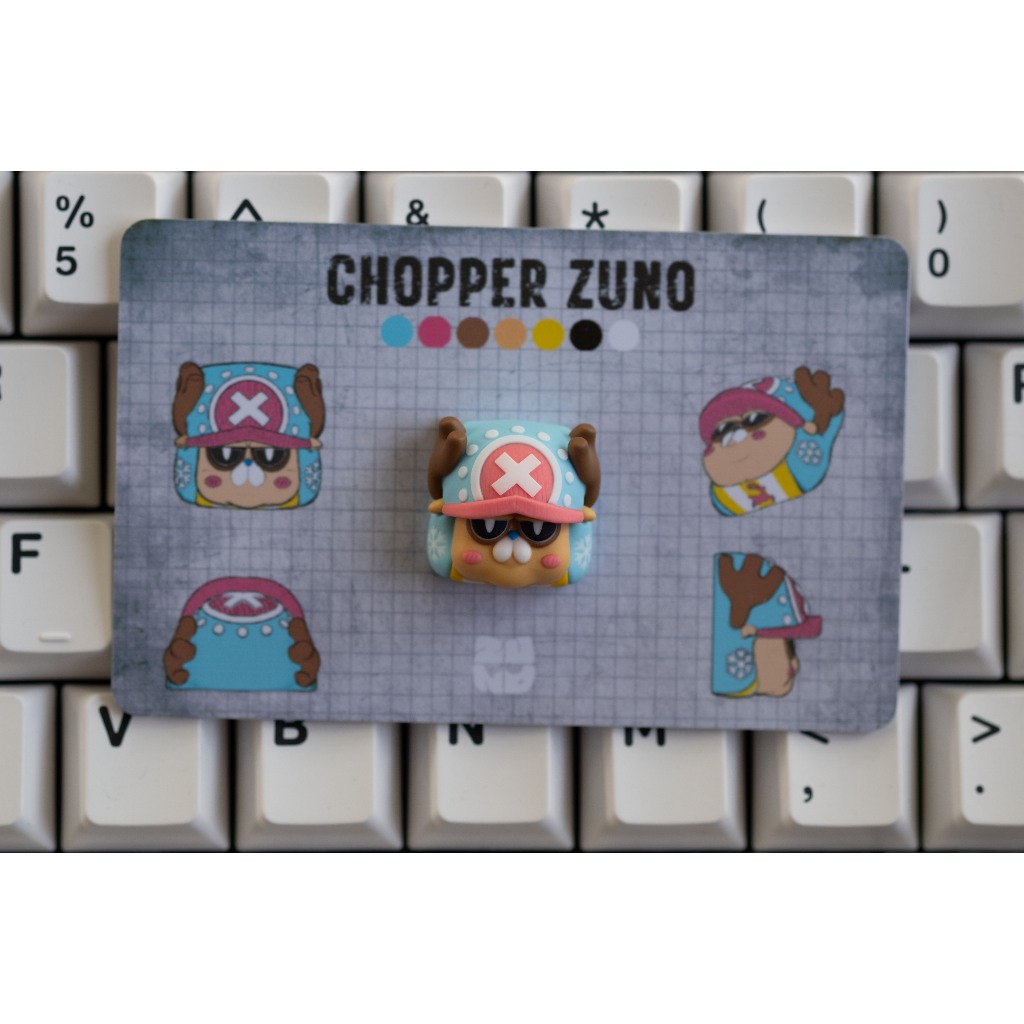 Chopper Cat - Artisan keycap - Nút phím cơ Zuno - One Piece | Shopee ...