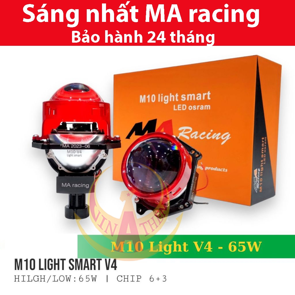 Đèn Bi LED M10 Light V4 - Sáng Nhất Phân Khúc MA Racing ( Giá 1 Đèn ) | Shopee Việt Nam