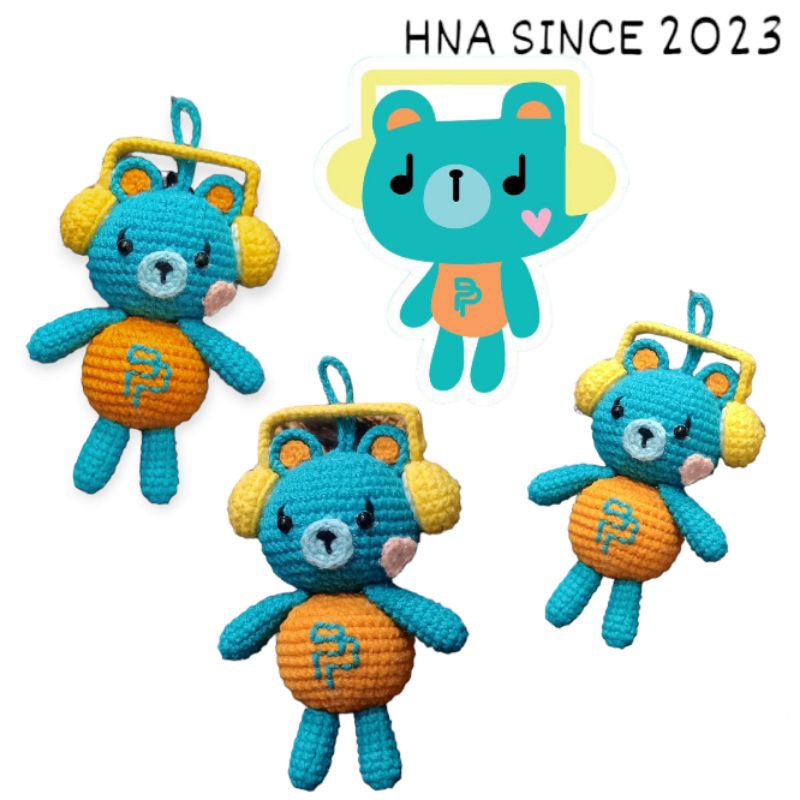 Móc khoá Permpoon (Pond ♥️ Phuwin) len - handmade | Shopee Việt Nam