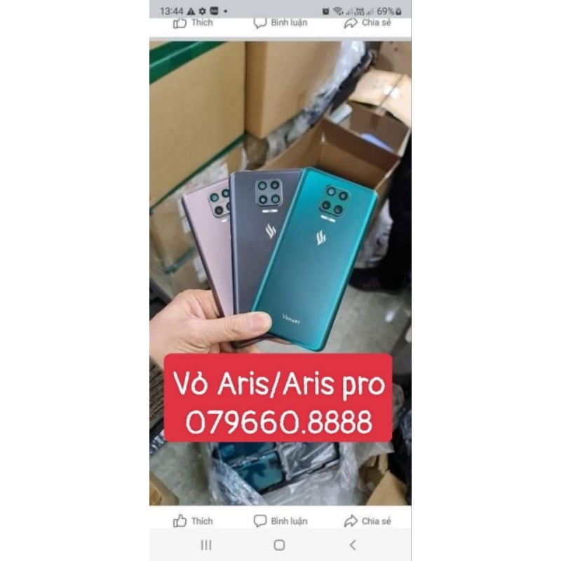 Vỏ Vsmart Aris/Aris pro zin,các màu | Shopee Việt Nam