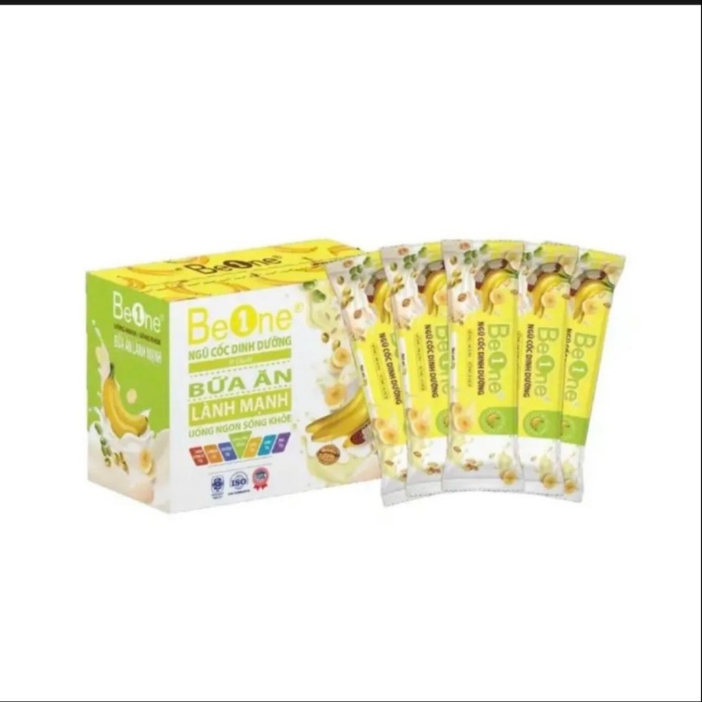 Ngủ Cốc Cao Cấp Beoen Chính Hãng vị chuối hộp lớn 24 gói | Shopee Việt Nam