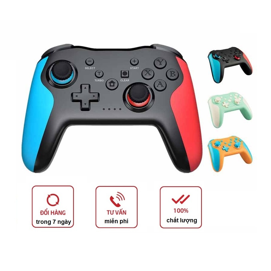 Tay cầm đa năng PXN 9609 Switch Pro Controller cảm biến chuyển động Turbo Máy Game Nintendo ...