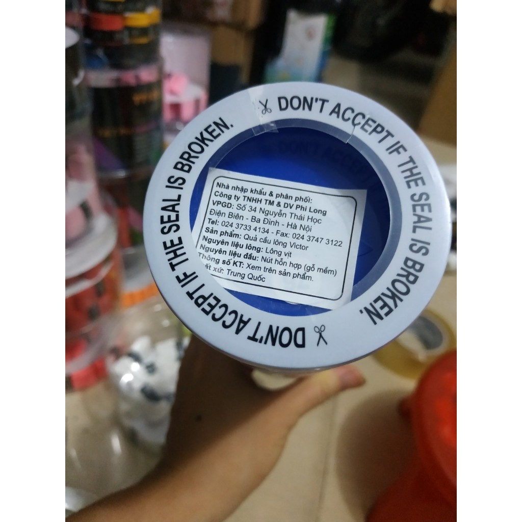Ống cầu lông Victor tím Lark 5 CHÍNH HÃNG - 12 quả | Shopee Việt Nam