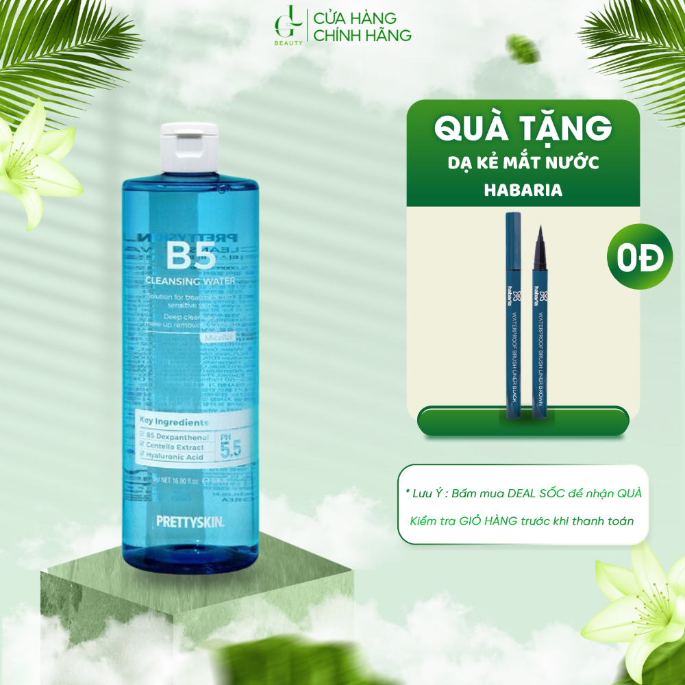 Nước tẩy trang phục hồi da B5 Prettyskin Cleansing Water Pretty Skin ...