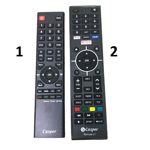 Remote điều khiển từ xa tivi casper không hỗ trợ giọng nói được chọn mẫu | Shopee Việt Nam